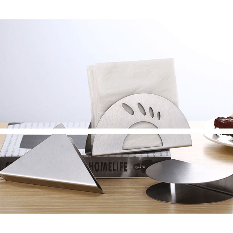 Stainless Steel Napkin Holder Paper Serviette Dispenser Vertical ...