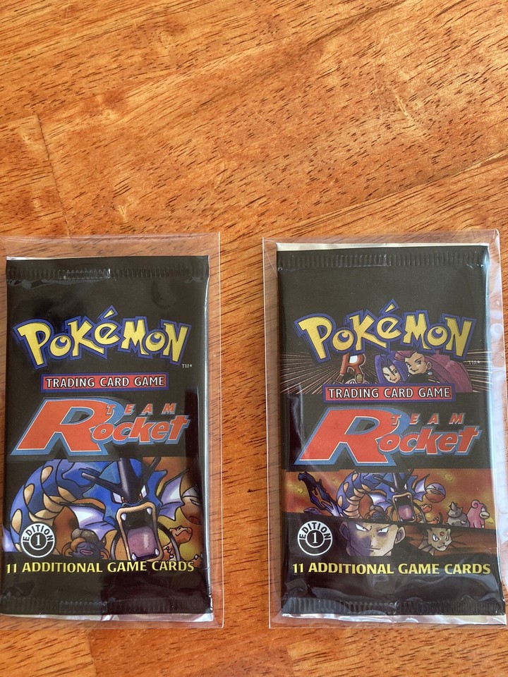 Pokémon 1st Ed. Team Rocket Empty Booster Pack Set | eBay