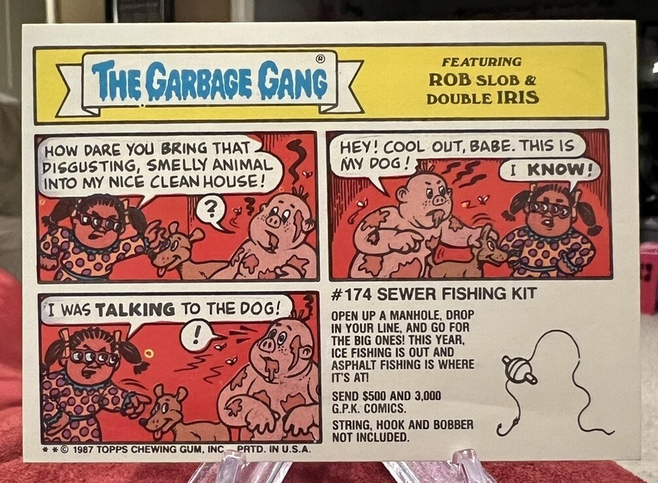 1987 Garbage Pail Kids - Series 10 - Sidney Kidney #379B - Puzzle ...