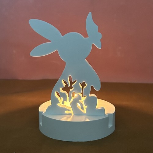 Easter Rabbit Candle Holder Silicone Mold Rabbit Kiss Butterfly Mould ...