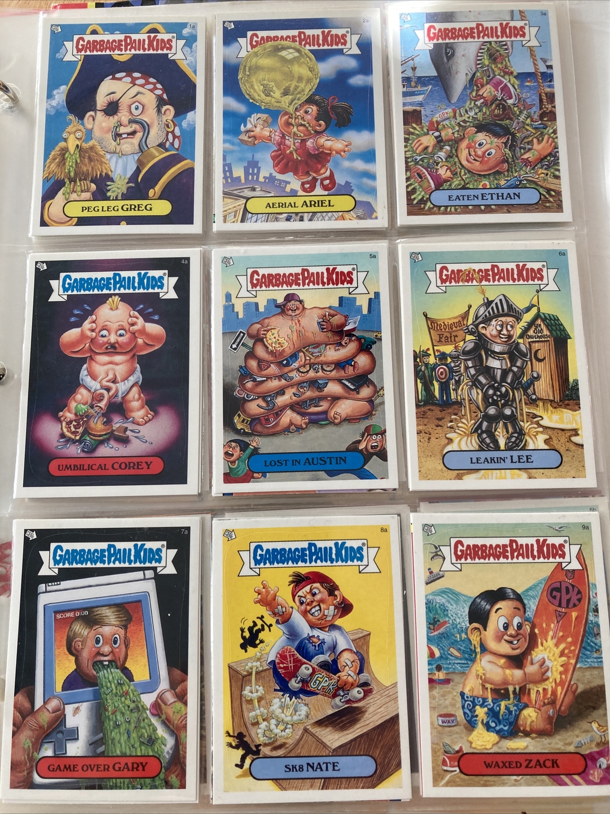 2004 Garbage Pail Kids , ANS2 ,Complete Card Set A& B , 5/11 Scratch ...