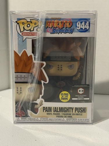 Funko Pop! Pain Almighty Mighty Push Glow In The Dark #944 + Protector ...