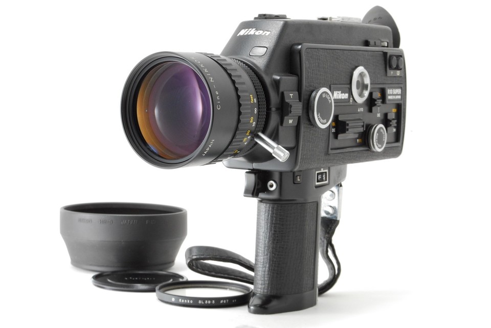 [Near MINT] Nikon R10 Super 8mm Cinema Movie Film Camera 7-70mm F1.4 ...
