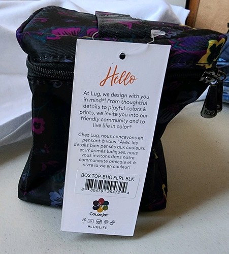 Lug Box Top Storage BOHO FLORAL NWT 880479321208| eBay