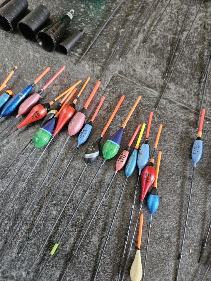 Joblot Of Pole Fishing Floats Rigs Tackle Milo Middy | eBay UK