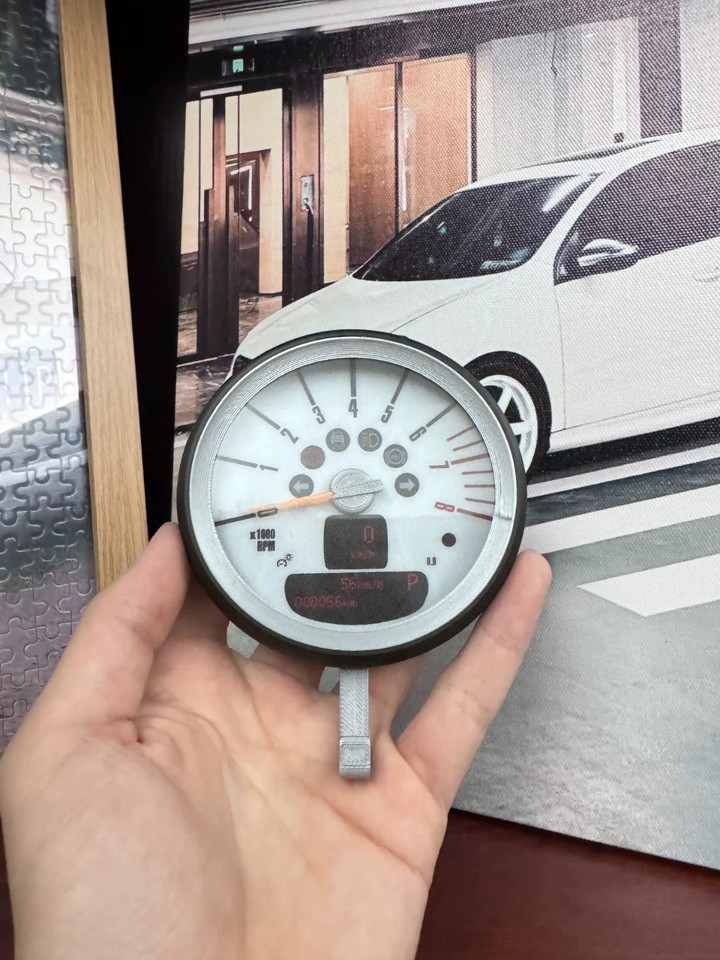 Mini Cooper R56 Speedometer Style Keychain Car Gauge Key Ring | eBay