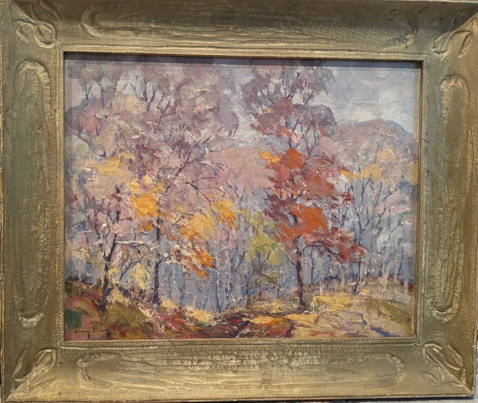 JAMES ECCLES, ILLINOIS ARTIST, IMPRESSIONIST OIL | eBay