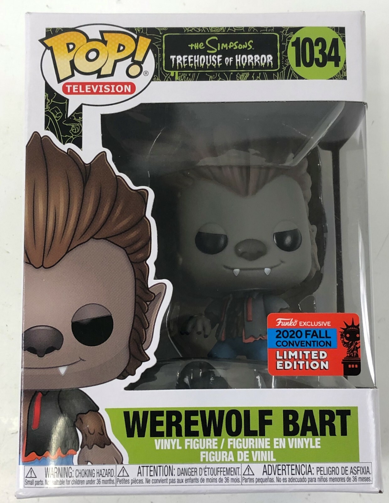 MINT SIMPSONS Treehouse of Horror 2020 Convention Exclusive Werewolf ...
