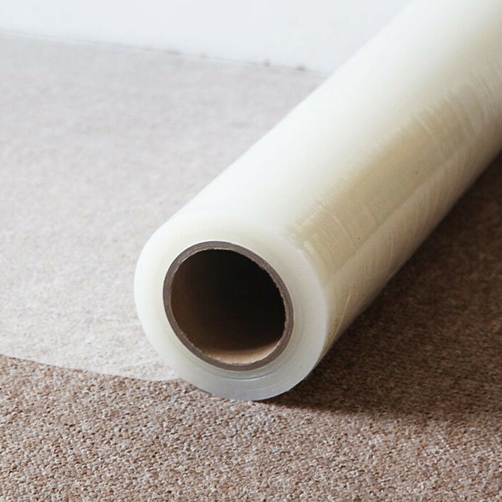 100M Carpet Floor Protector Self Adhesive Clear Roll Protector Cover ...