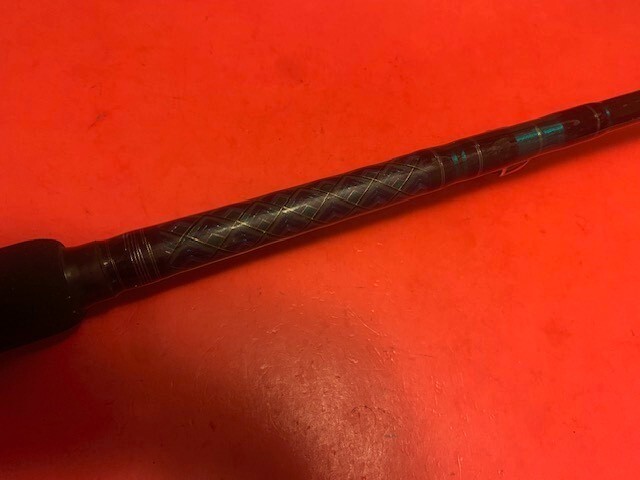 CUSTOM BUILT CALSTAR BT 6465L 6 FOOT 6 INCH 15-40# FISHING ROD "WHOPPER ...