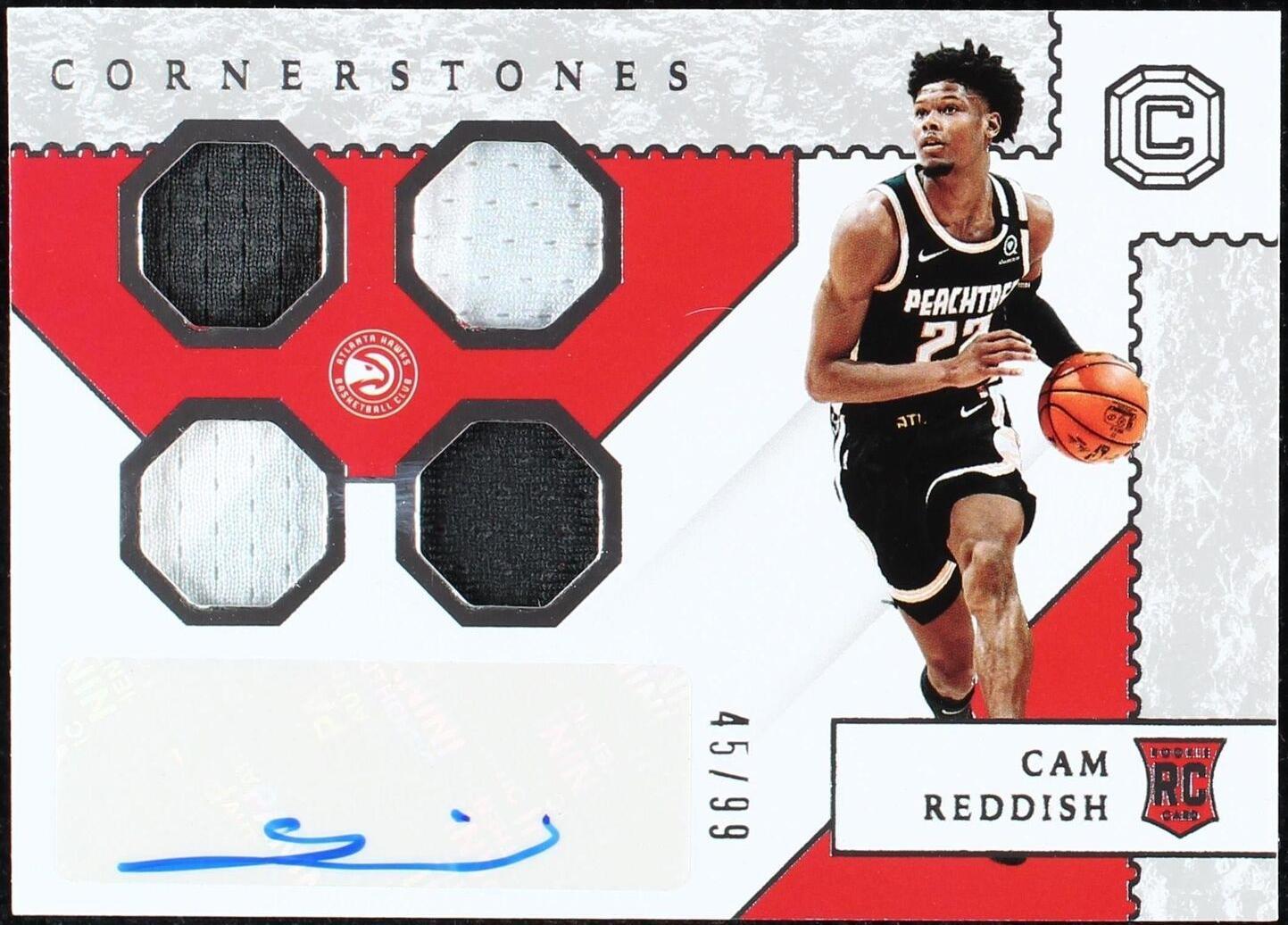 2019-20 Panini Chronicles - Rookie Cornerstones Cam Reddish #RC-CRE /99 ...