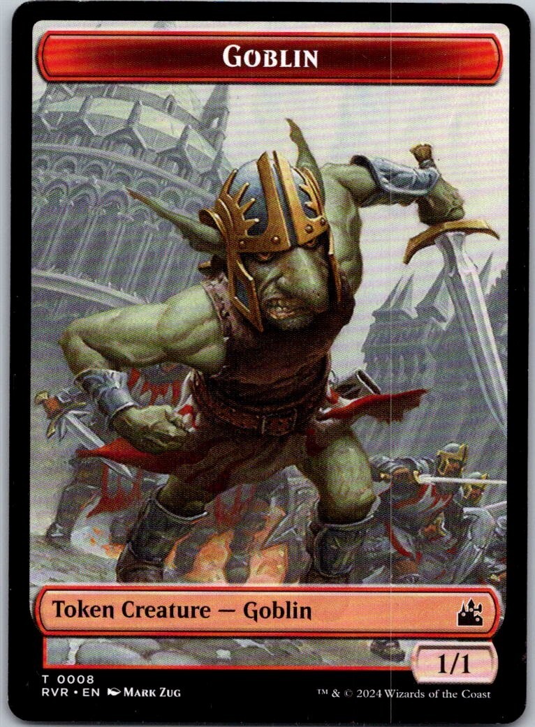 Magic the Gathering Goblin Token Ravnica Remastered MTG Free Shipping ...