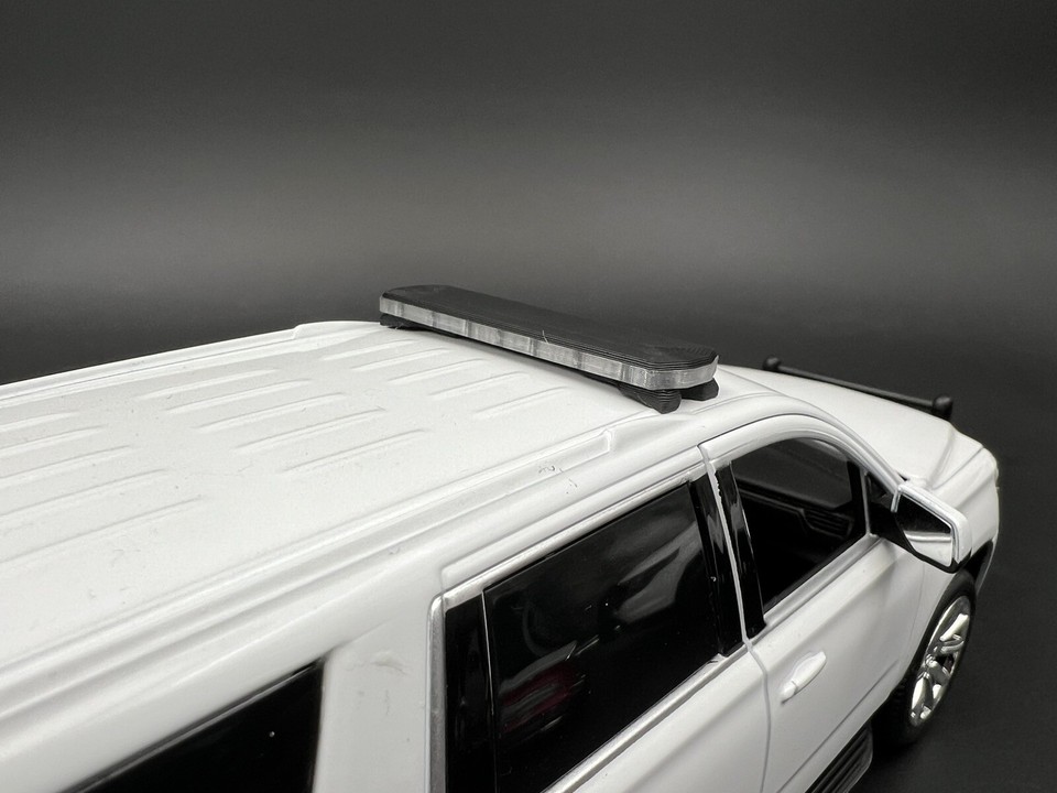 1/24 25 27 LED Ready Code 3 2700 Black Lightbar Sheriff Highway Patrol ...