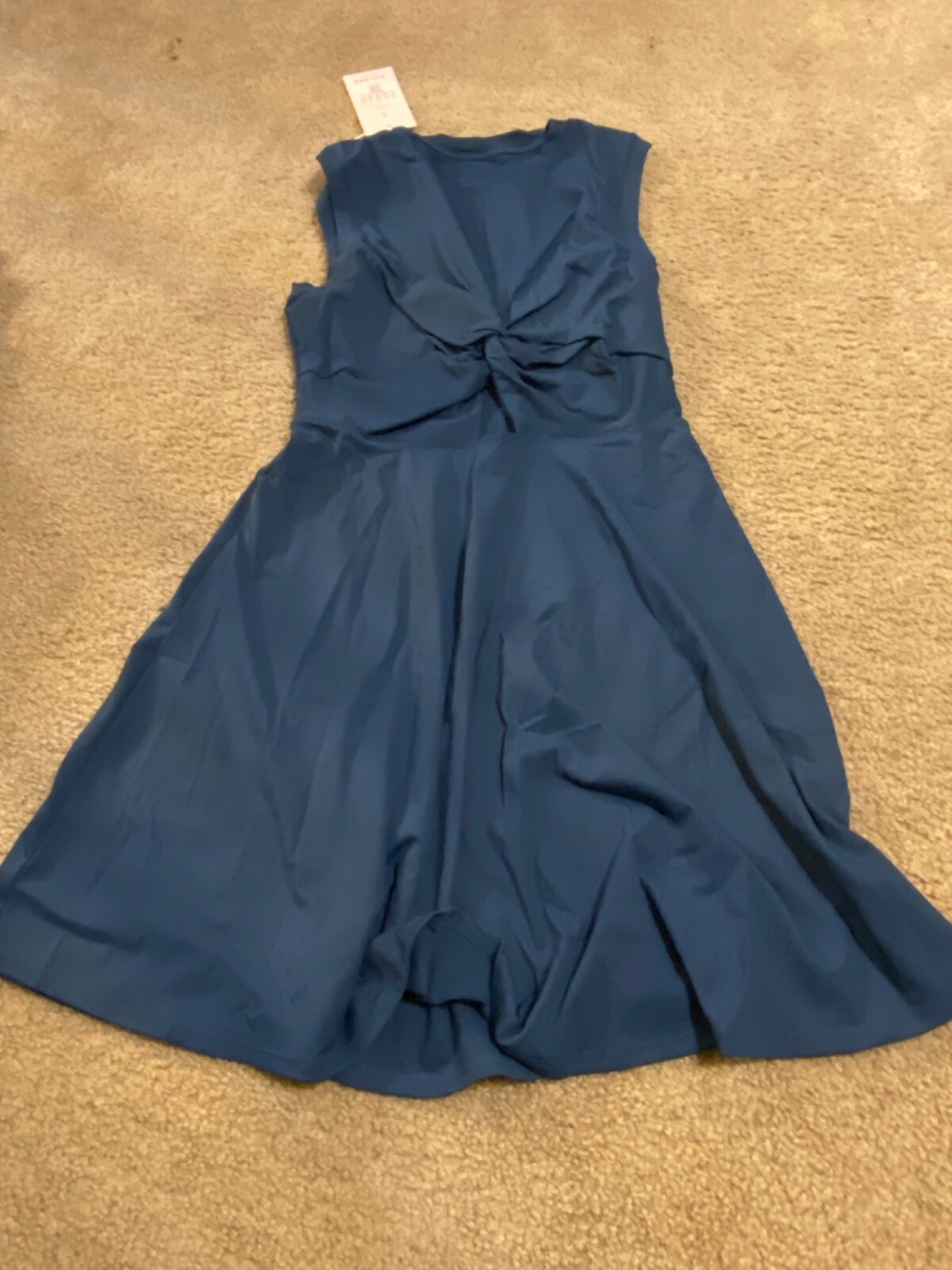 Halara Twist Sleeveless Pleated Golf Dress Navy blue M medium | eBay