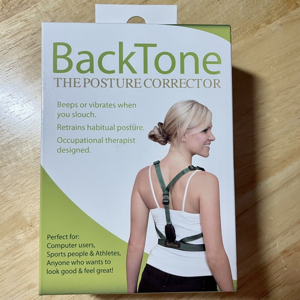 Backtone BIOFEEDBACK POSTURE TRAINER Correcting BACK TONE STRAP LARGE ...