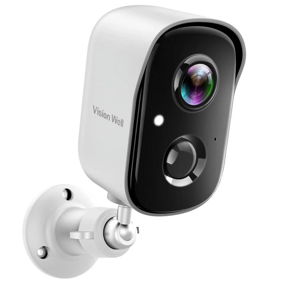 VISION WELL Wireless Security Cameras Outdoor 1080P Battery Motion ...