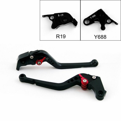 Longues Leviers de frein d'embrayage pour Yamaha YZF R1 2009-2014 Black ...