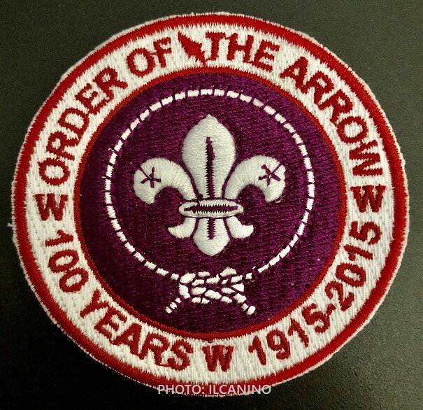 Order of the Arrow OA 100 Years World Crest ring patch - private issue ...