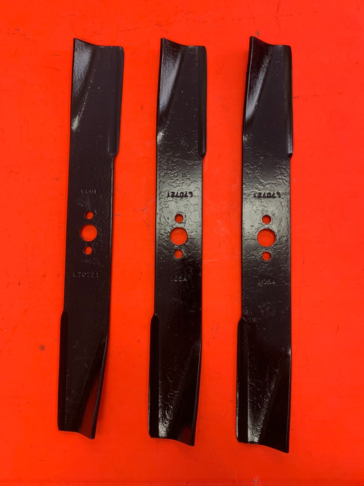 Set/3 blades for Kubota B7100 w MR4800 mower 70721-34330/70000-25044/ ...