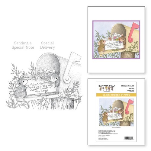 House Mouse New Mouse Mail 3pc Cling Rubber Stamp Set | eBay