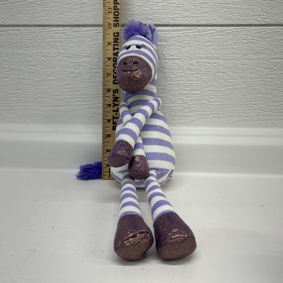 HALLMARK Ziggy the Zebra Plush Stuffed Animal Purple Stripes Toy 14” | eBay