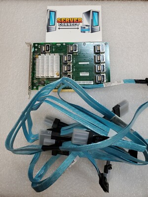 727250-B21 HP 12GB G9 SAS DL380 EXPANDER CARD + cables---- 761879-001 ...