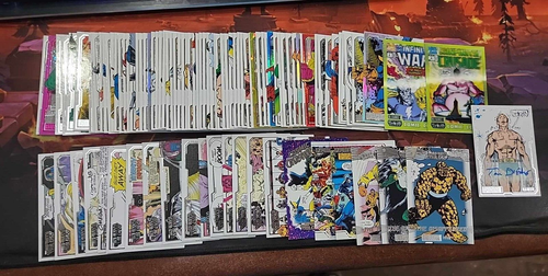 2023 Marvel Allegiance Infinity Trilogy Card Lot of 95 (Tom Defalco ...