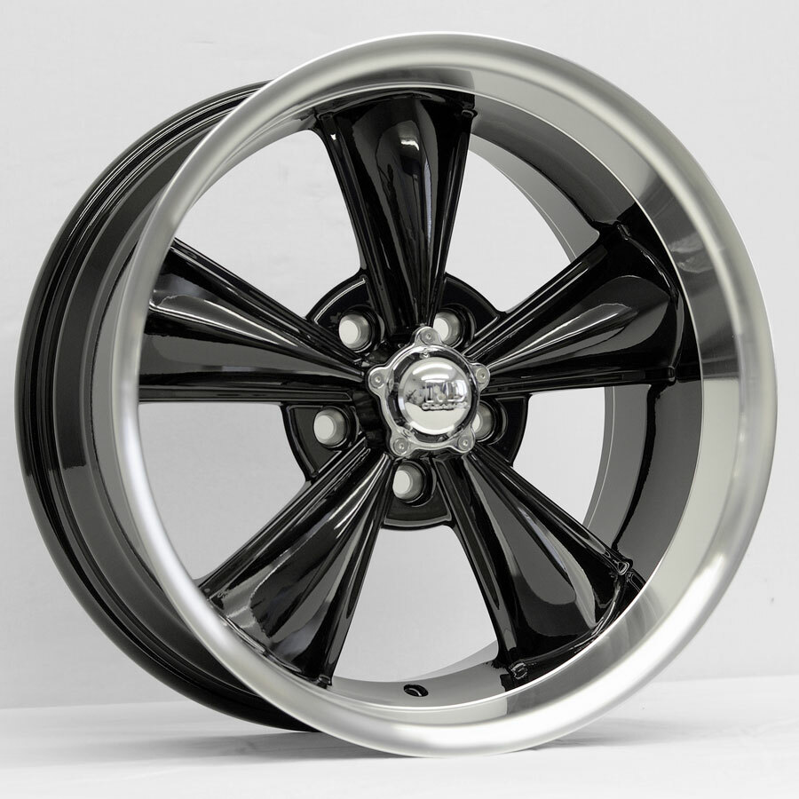 17" Gloss Black MD Classic Wheels 17x7 17x8 5x114.3 Torque Style ...