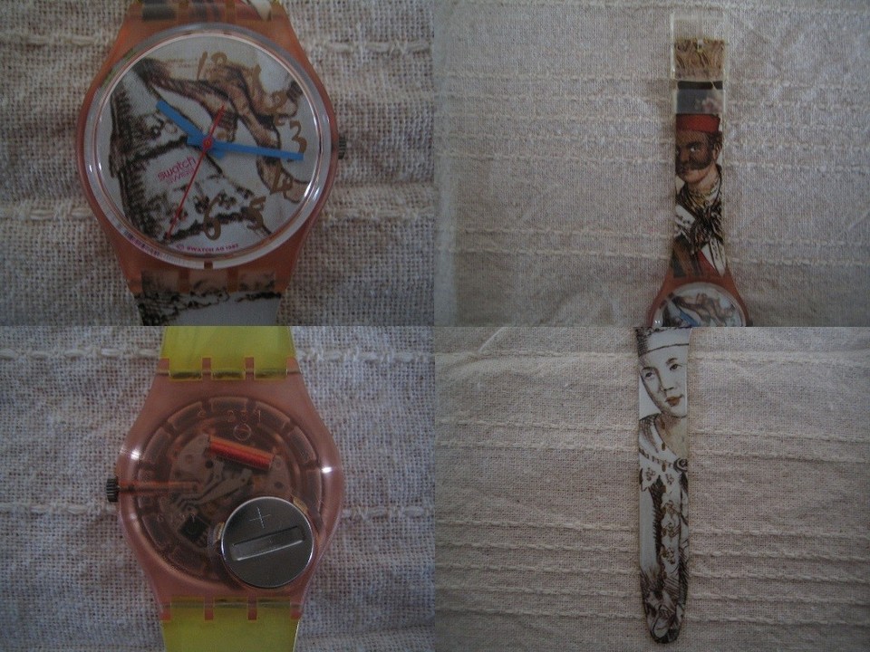 Super rare objet fonctionnel d'occasion ☆ 199 ? Year Swatch Chrono Moon ...
