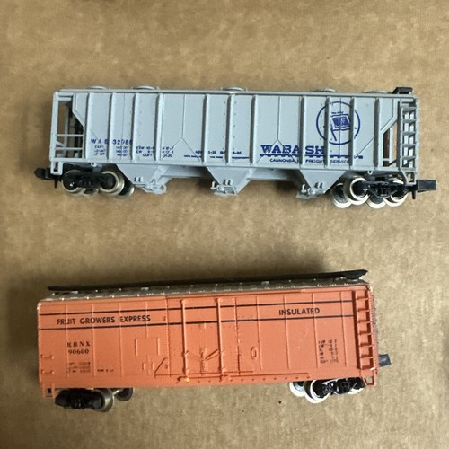 Lot of 9: N Scale Micro Box Coal Train Cars Cracker Jack, Penn, Texas ...