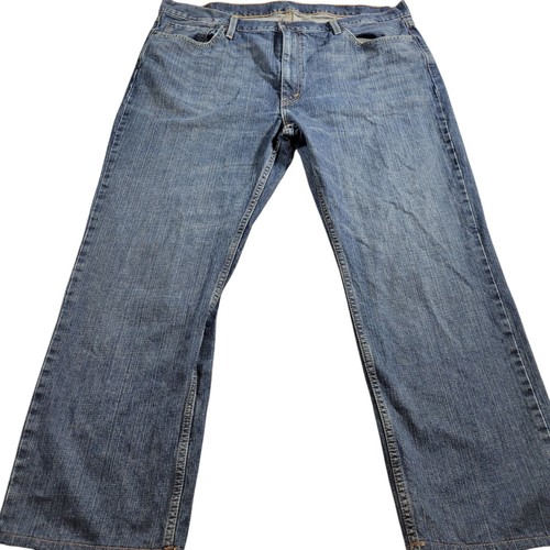 Levi's 559 Jeans Mens 42x29.5 Tag 42x32 Dark Wash Relaxed Straight Leg ...
