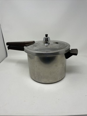 Presto 6 Qt Pressure Cooker Stainless Steel Made in USA w/Jiggler Model ...