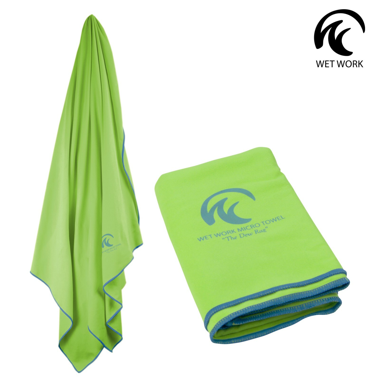 Wet Work Dew Rag Microfiber Towel XL (60x36)- Neon Green | eBay