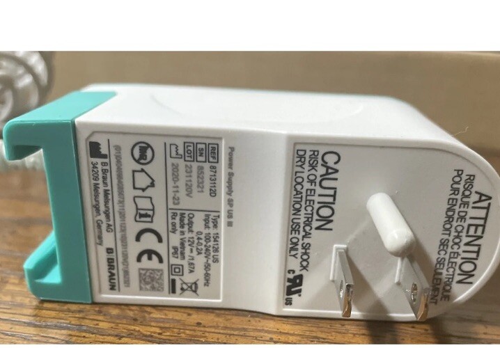 B. BRAUN 8713112D 231120V US Power Supply | eBay
