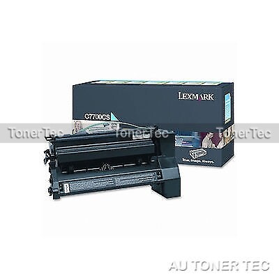 Lexmark Genuine C7700CS CYAN Return Program Print Cartridge for C770 ...