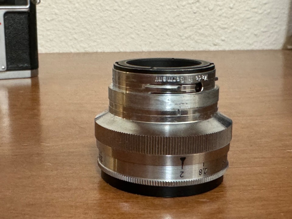 RARE Nikon SP rangefinder camera w T tax engraving + Carl Zeiss Sonnar ...