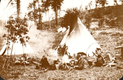 postcard Mezcalero Apache Camp Old West Collectors Series A2666 | eBay