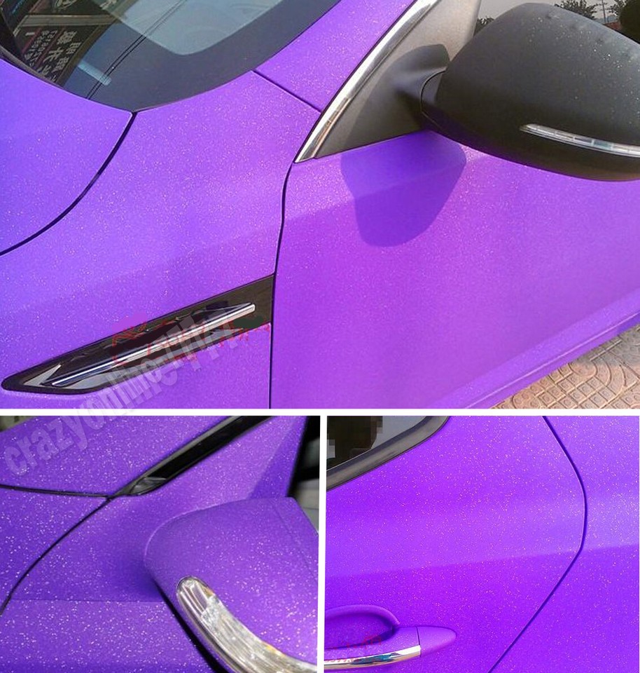 50FT x 5FT Car Wrap Flash Point Glitter Sparkle Pearl Vinyl Sticker ...