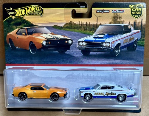 Hot Wheels Premium Car Culture Twin 2 Pack '71 AMC Javelin & AMC Rebel ...