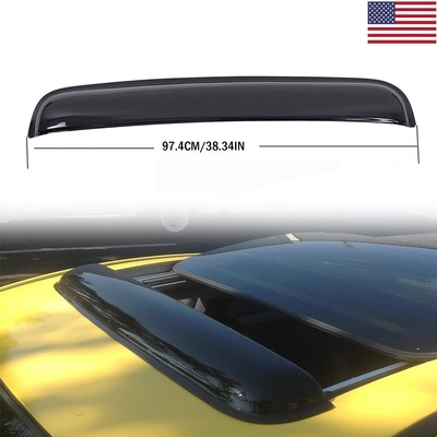 38" Universal Moonroof Air Deflector Sunroof Rain Snow Guard Top Window ...