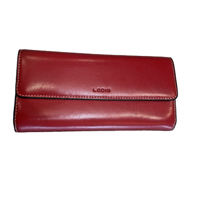 LODIS Red Leather Wallet | eBay