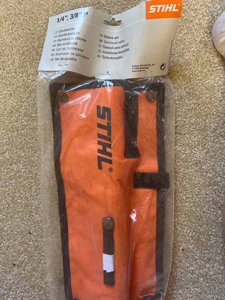 New OEM Stihl 1/4", 3/8"P Sharpening Filing Kit 5605 007 1027 | eBay