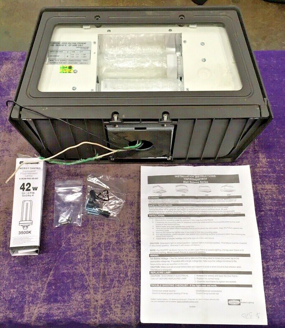 Spaulding Lighting Commercial Light Wall Sconce Series TRP-30L-4K-035-3 ...