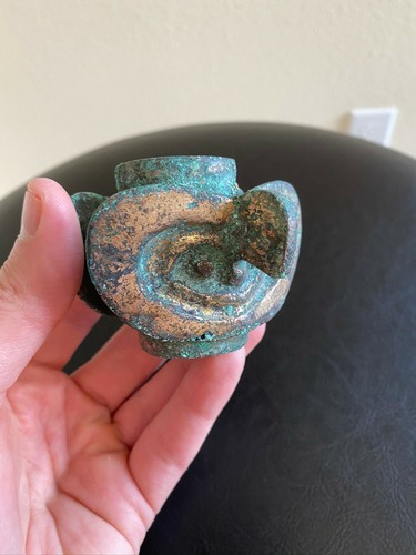 PRE COLUMBIAN- METAL MACE HEAD, Chavin/ Moche culture weapon.Peru ...