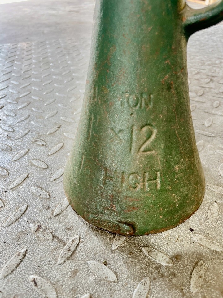 Simplex Screw Jack, 12 Ton, 9.75” 1x12 With Lever Bar | eBay