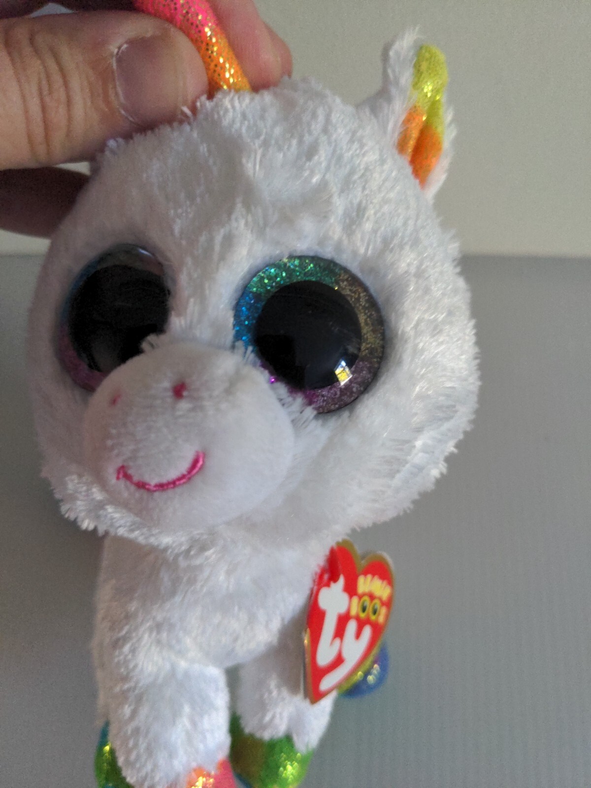 Ty Beanie Boos Pixy Unicorn Rainbow (15cm) Plush (DoB May 26) | eBay