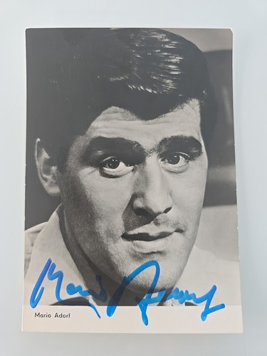 Mario Adorf Autogramm Signiert Autograph Signed Autogrammkarte 10x15 ...