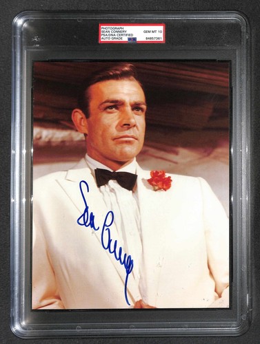 Sean Connery "James Bond 007" Signed Autographed 8x10 Photo JSA & PSA ...