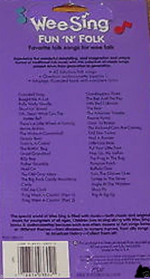 Wee Sing Fun 'n' Folk(Book & Cassette) Jingle at the window,Little Liza ...