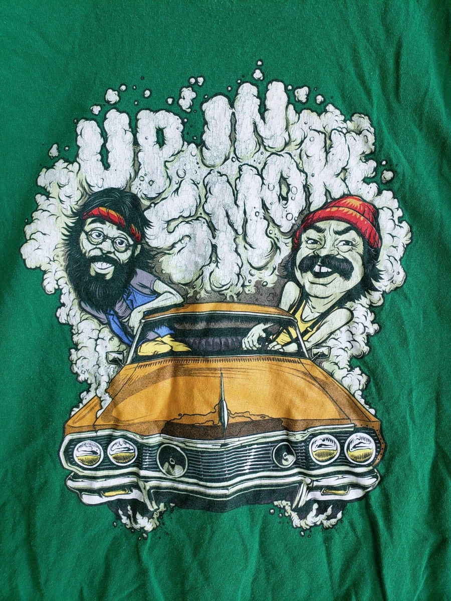 Cartoon Cheech And Chong Smoking